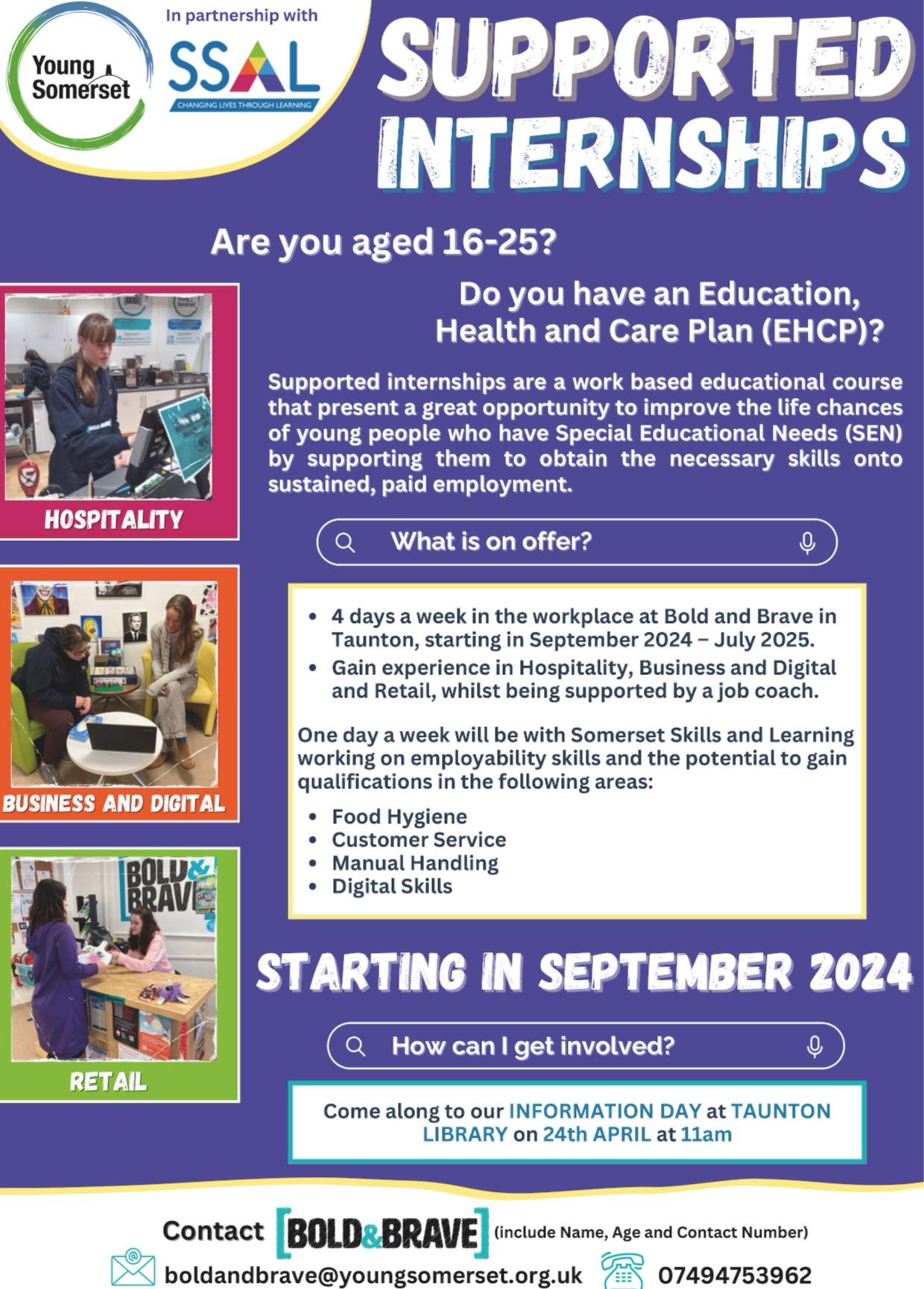 Young Somerset Supported Internships